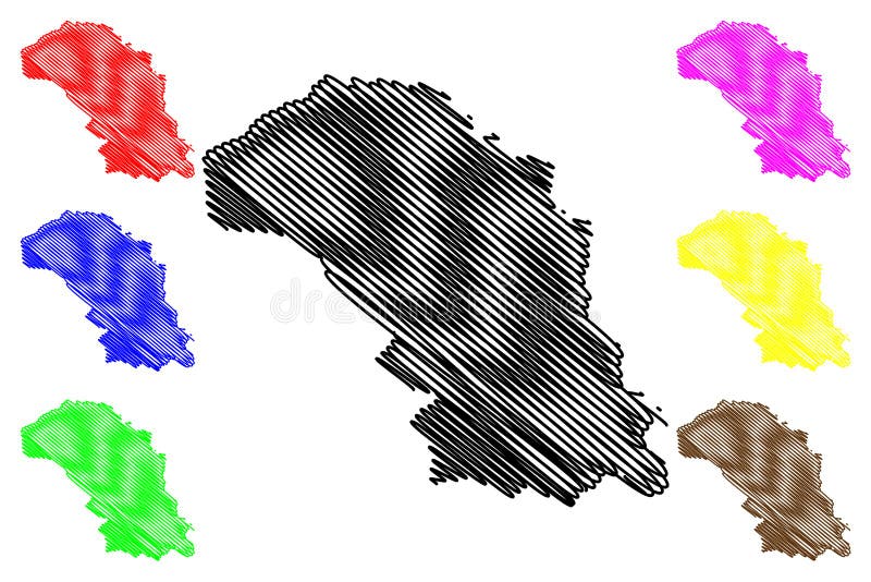 Faridkot District Punjab State, Republic of India Map Vector ...