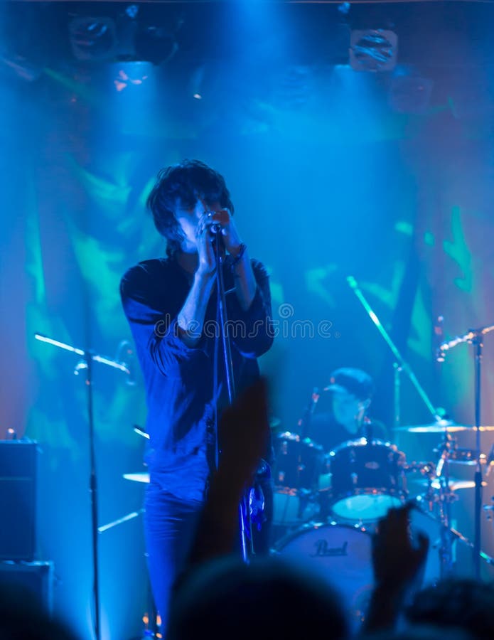Faris Badwan of the Horrors Editorial Photography - Image of concert ...