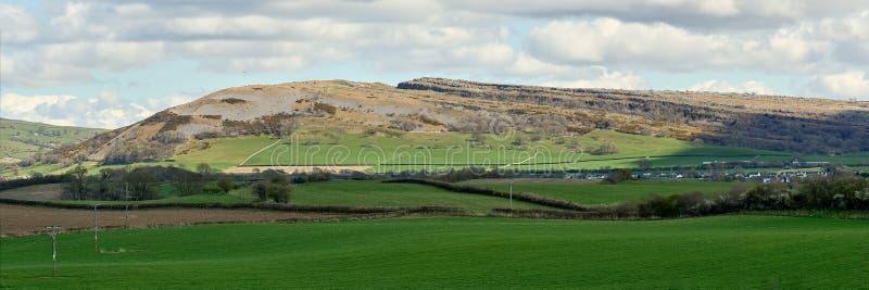 Farleton Knott panoram stock image. Image of landscape - 215884811