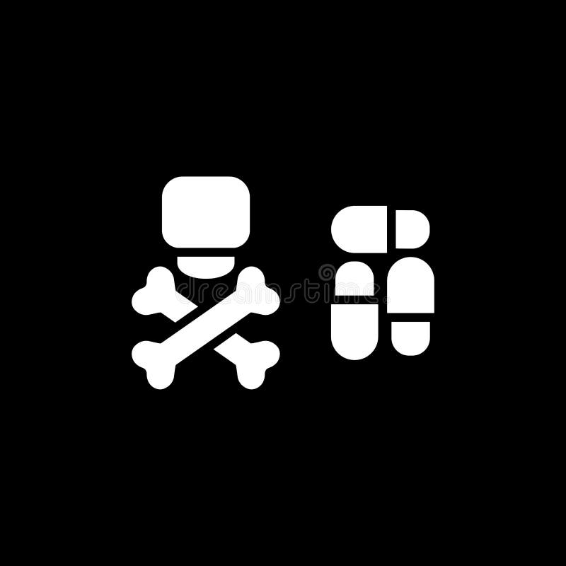 Farlig Preventivpillervektorsymbol 10 Eps Vektor Illustrationer ...