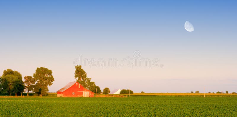 Wisconsin Dairy Farm in the Winter Stock Photo - Image of barn, farm ...
