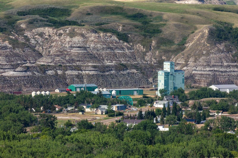 Farm and Agriculture in Alberta Canada Stock Photo - Image of alberta ...