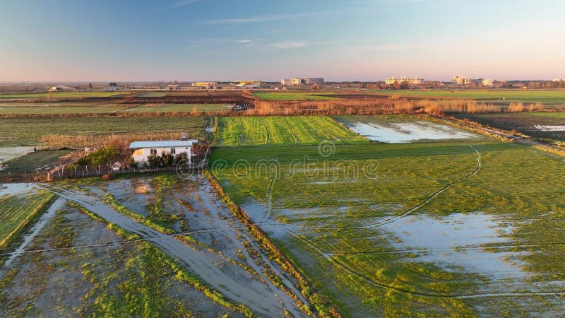 Farm Background Texture 4 K Aerial View 4K Stock Footage - Video of ...