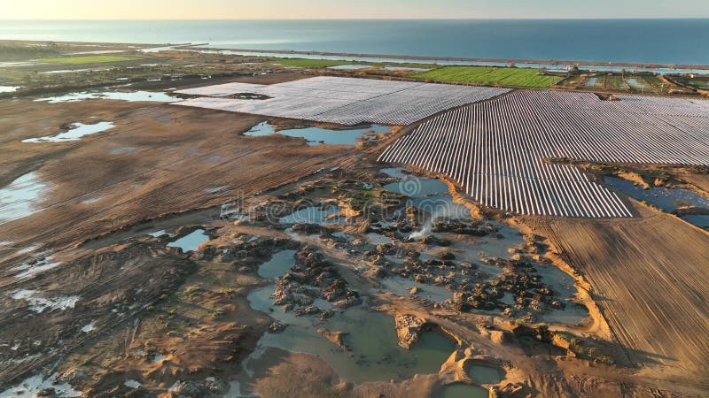 Farm Background Texture 4 K Aerial View 4K Stock Video - Video of ...