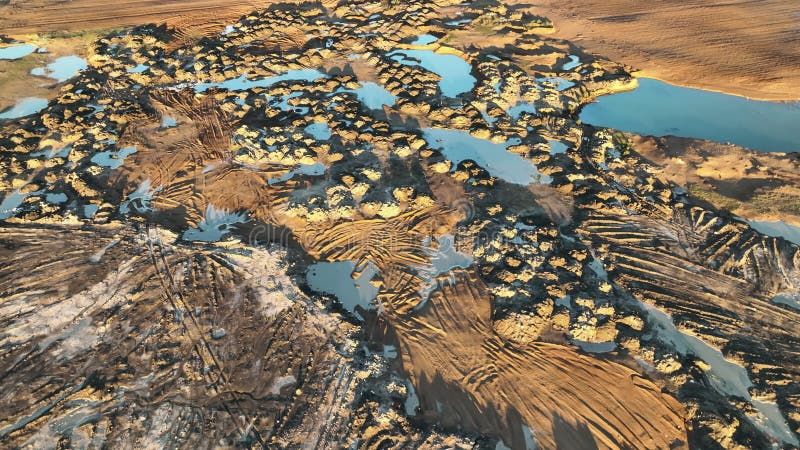 Farm Background Texture 4 K Aerial View 4K Stock Footage - Video of ...