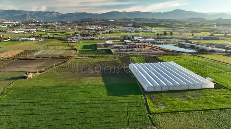 Farm Background Texture 4 K Aerial View 4K Stock Video - Video of field ...