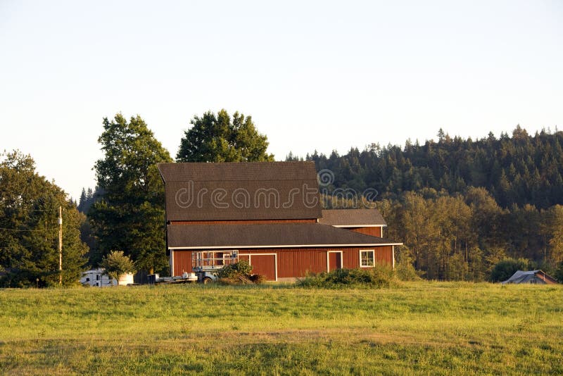Farm barn stock photo. Image of hope, land, nice, landscape - 33334734