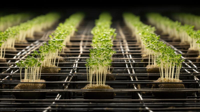 Farm bean sprouting stock illustration. Illustration of farmers - 324795153