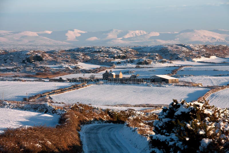 Farm Buildings stock photo. Image of coastal, anglesey - 18251770
