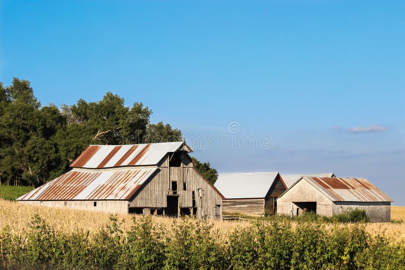 Farm Buildings stock image. Image of rustic, farming - 44850443