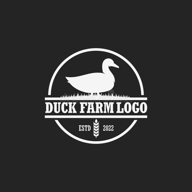 Duck farm logo design stock vector. Illustration of animal - 269169501