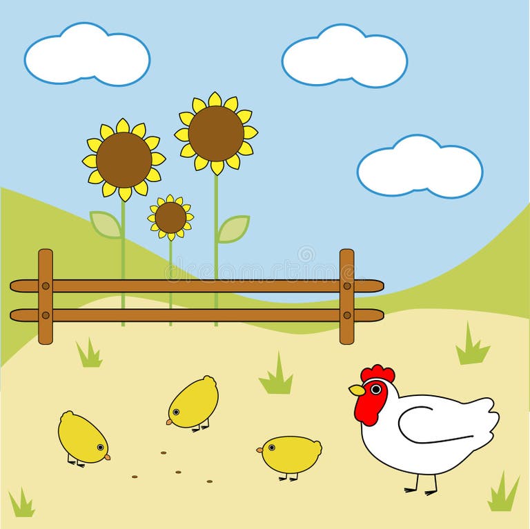 Chicken Farm Drawing Stock Illustrations – 33,744 Chicken Farm Drawing ...