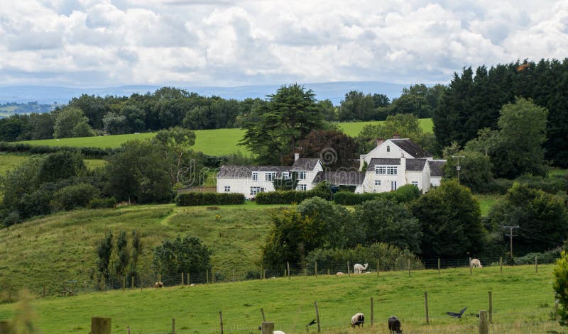 Farm cottage in Devon stock photo. Image of great, features - 208421942