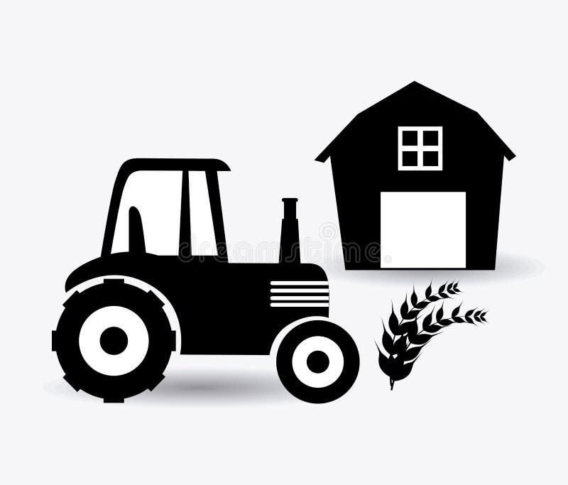 Farm Design, Vector Illustration. Stock Vector - Illustration of ...