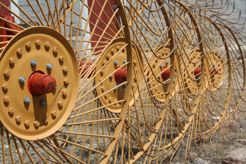 Farm equipment stock image. Image of spikes, farm, door - 5302055