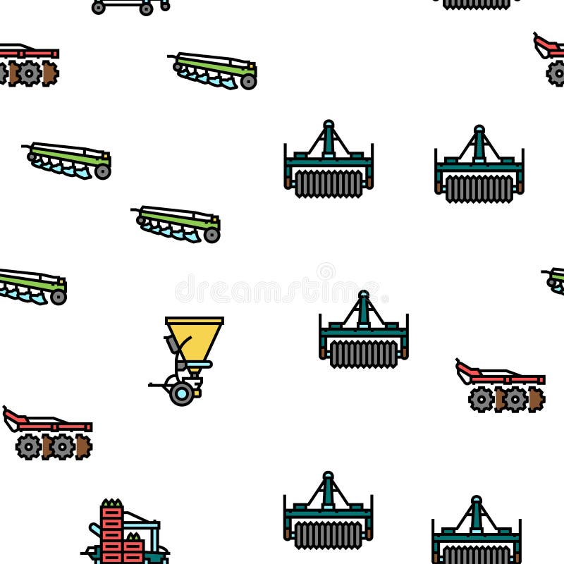Farm Equipment Pattern stock image. Image of wooden, abstract - 7955043