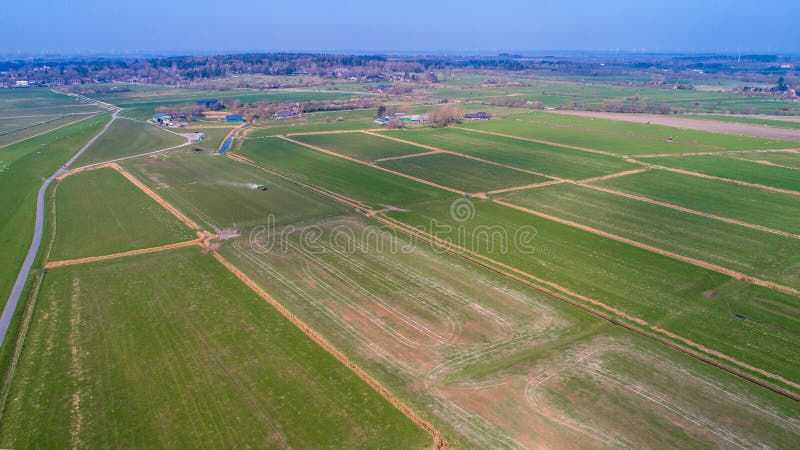Farm Fields, Northern Germany Stock Image - Image of bushes, fields ...