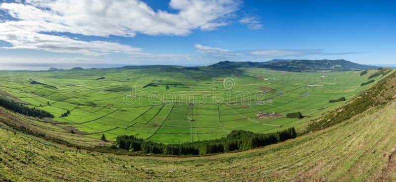 Fields in the Terceira Island Stock Image - Image of nature, pasture ...