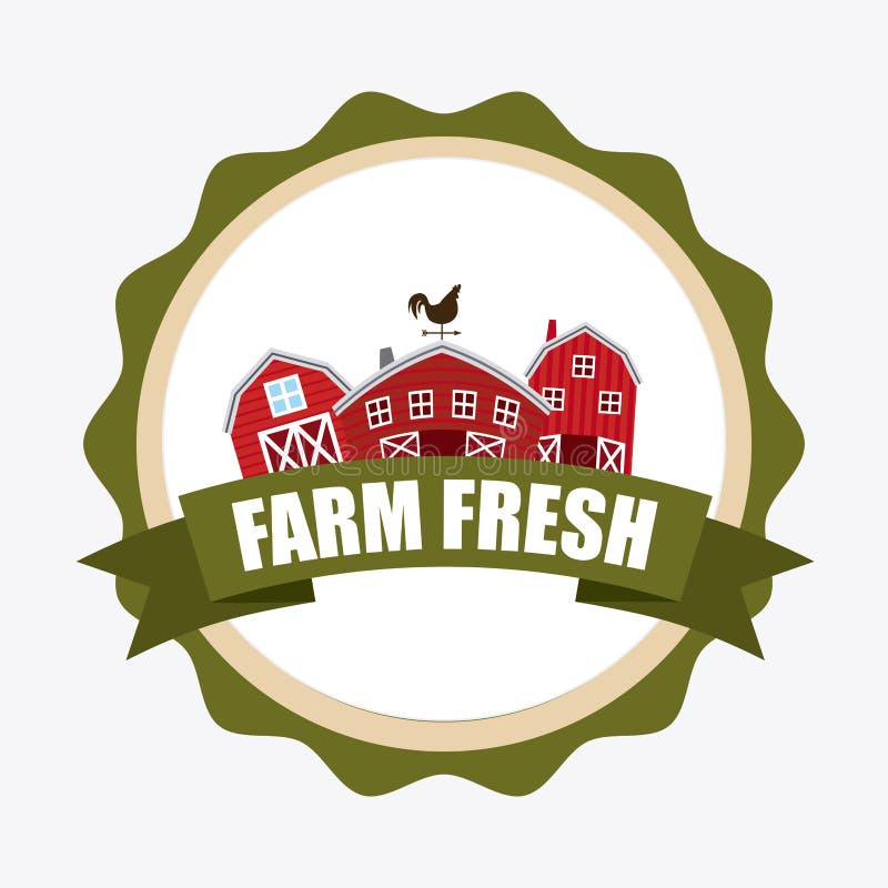 Farm fresh stock vector. Illustration of product, style - 50402915