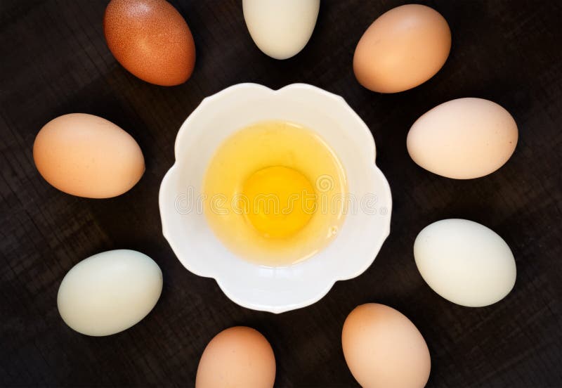 Farm Fresh Eggs stock image. Image of organic, food, omegas - 79945903