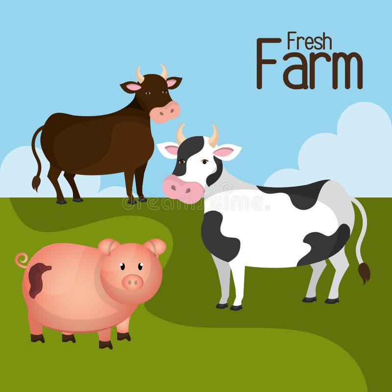 Farm fresh graphic stock illustration. Illustration of clipart - 64326640