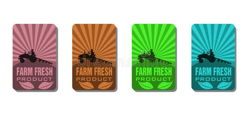 Farm and Barn Logos stock vector. Illustration of fields - 99885745
