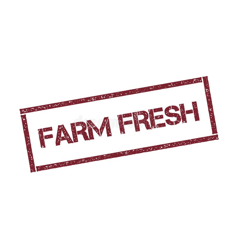 Farm Fresh Rectangular Stamp Stock Illustrations – 55 Farm Fresh ...