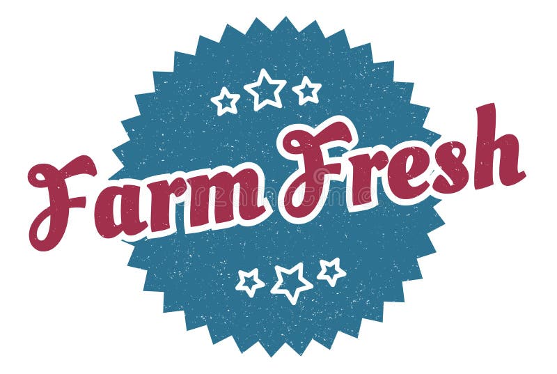 Farm Fresh Sign. Farm Fresh Vintage Retro Label Stock Vector ...