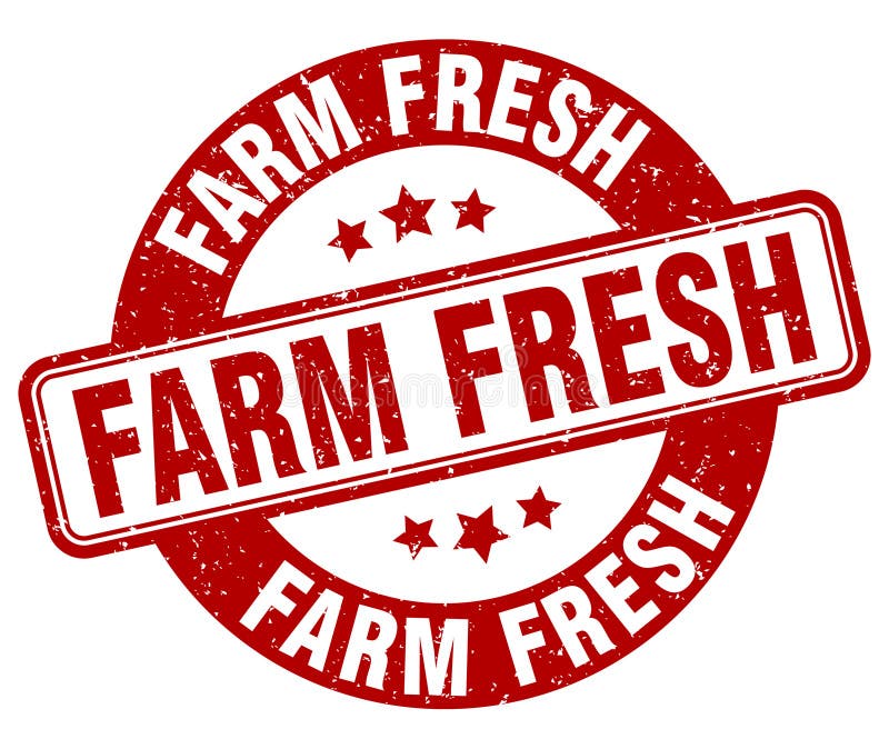 Farm Fresh Sign. Farm Fresh Vintage Retro Label Stock Vector ...