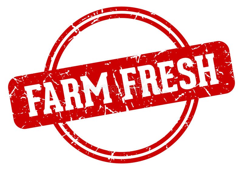 Farm Fresh Sign. Farm Fresh Vintage Retro Label Stock Vector ...