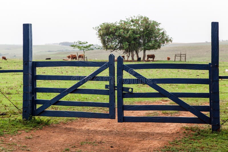 Farm Gate stock image. Image of grass, latin, wood, farm - 28989171