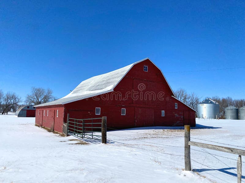 The Farm is Gone but the Barn Still Remains Stock Image - Image of ...