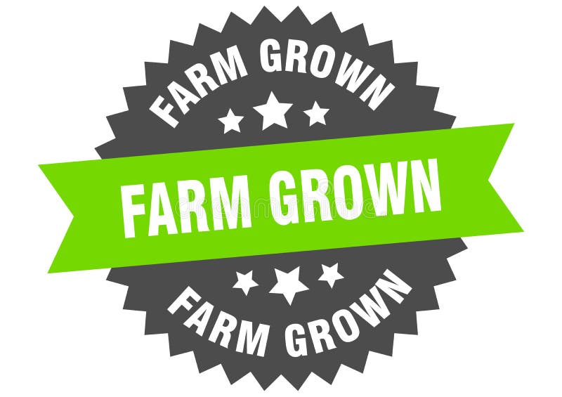 Farm grown logo stock vector. Illustration of farm, icon - 77801530