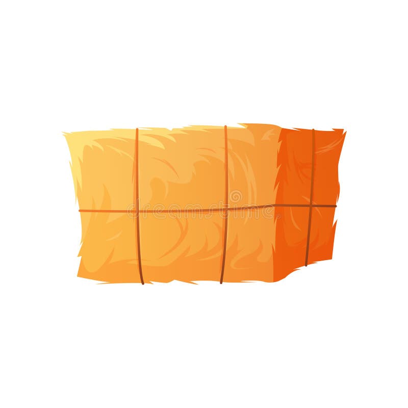 Farm Haycock, Rural Hay Stack, Dry Haystack of Rectangle Shape with ...