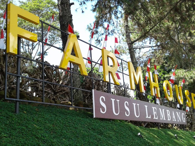 Farm House Destination in Bandung Lembang West Java Indonesia Editorial ...