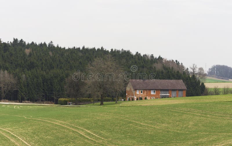 Farm house stock image. Image of wonderland, tree, land - 30772245