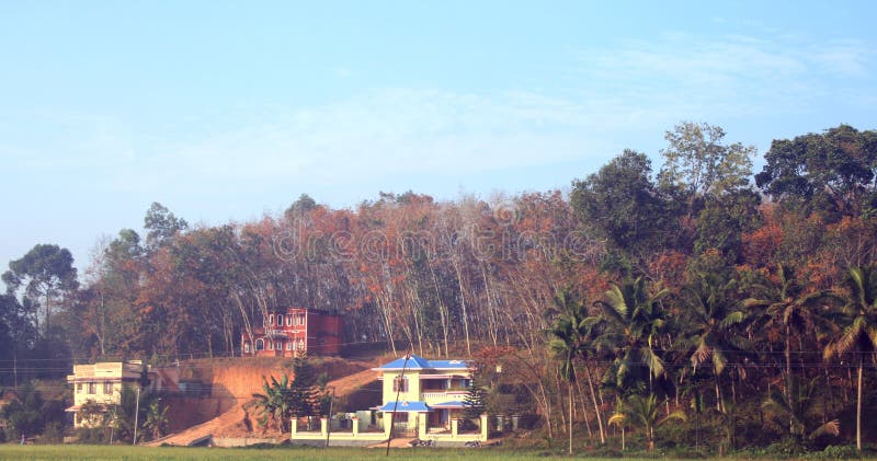 Farm house in kerala stock photo. Image of tourism, houses - 15089438