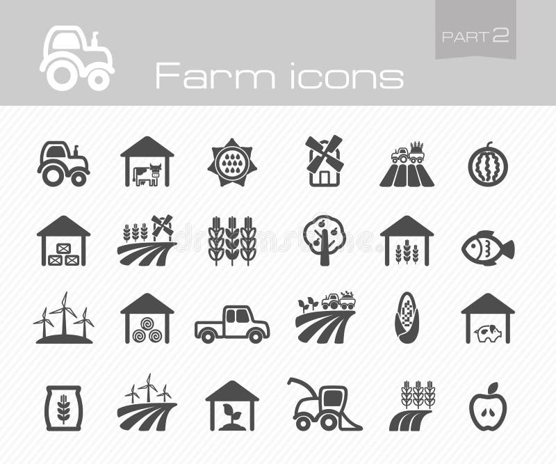 Farm icons stock vector. Illustration of food, land, seeds - 24184734