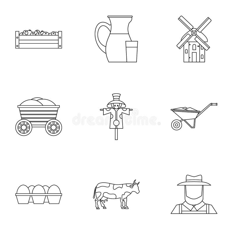 Farm Gate Outline Stock Illustrations – 1,514 Farm Gate Outline Stock ...