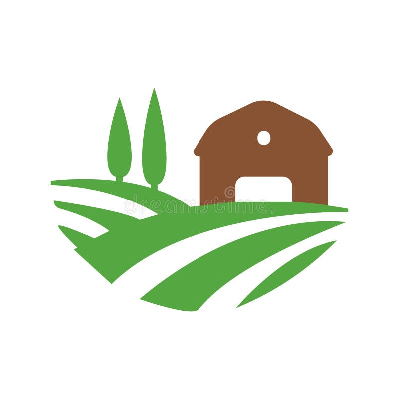 Farm Icons on White Background, Vector Illustration Stock Vector ...