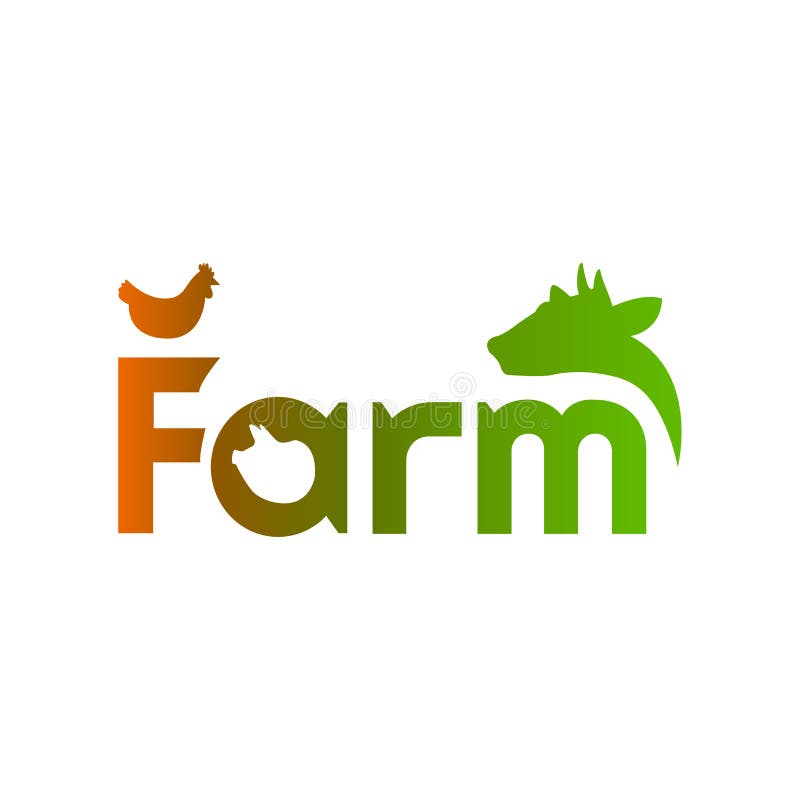Farm Icons on White Background, Vector Illustration Stock Vector ...