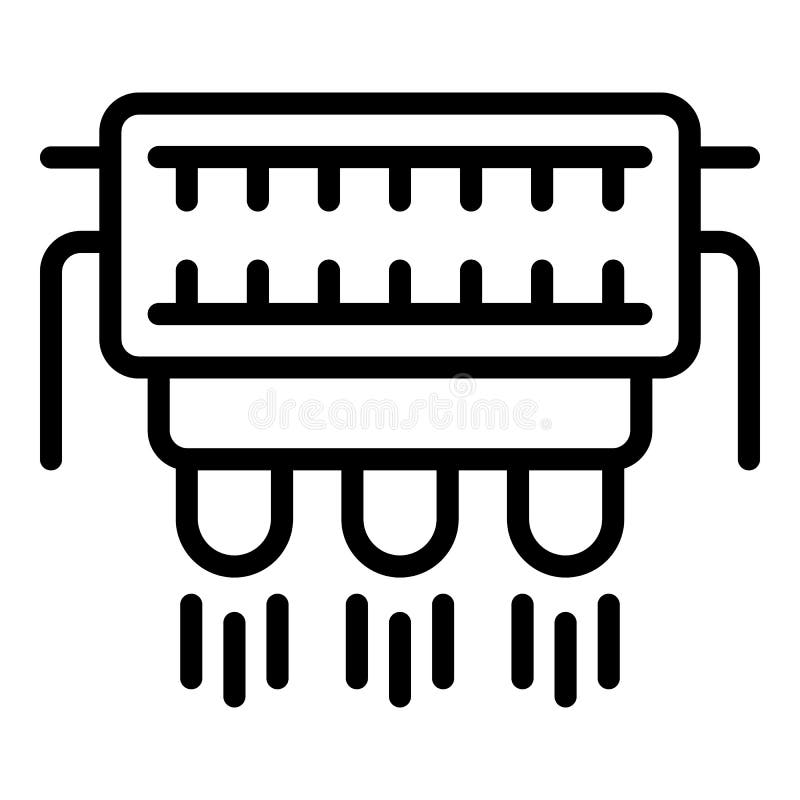 Farm Irrigation Icon Outline Vector. Water System Stock Vector ...