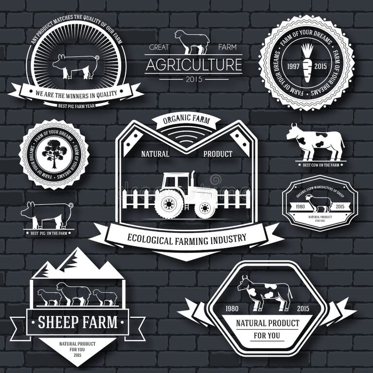 Farm Label Template Stock Illustrations – 50,069 Farm Label Template ...