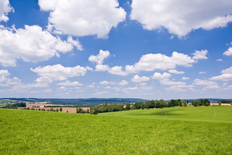 Farm land stock image. Image of panoramic, farm, clouds - 6066729