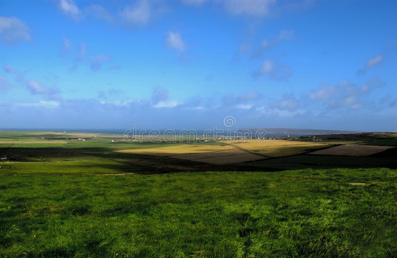Farm land near Sea stock image. Image of agriculture, farming - 3069873