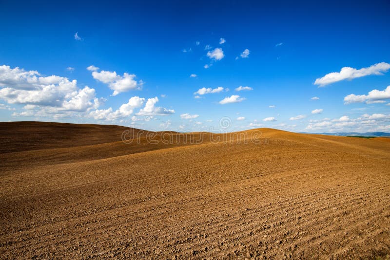 Farm Land in the spring stock photo. Image of farmland - 118599362