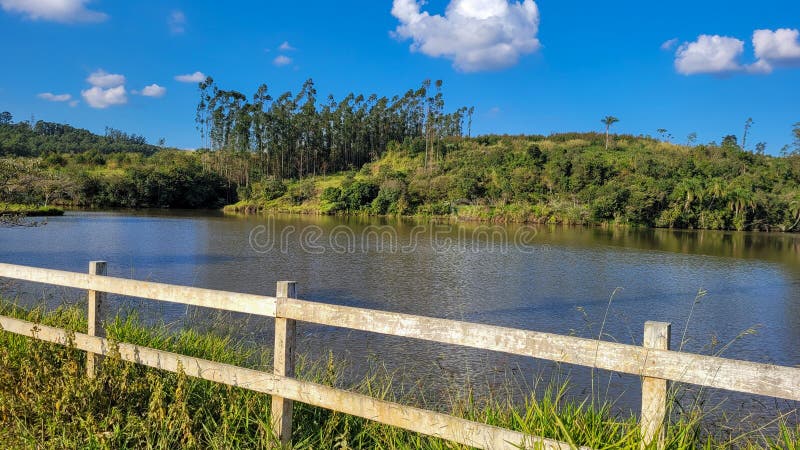 Farm Landscape View in the Countryside of Brazil Stock Photo - Image of ...