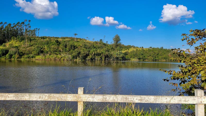 Farm Landscape View in the Countryside of Brazil Stock Photo - Image of ...