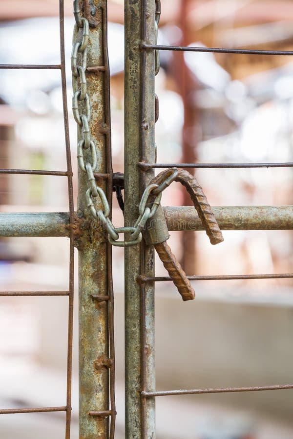 Farm locking stock image. Image of rusty, immure, mesh - 32466459