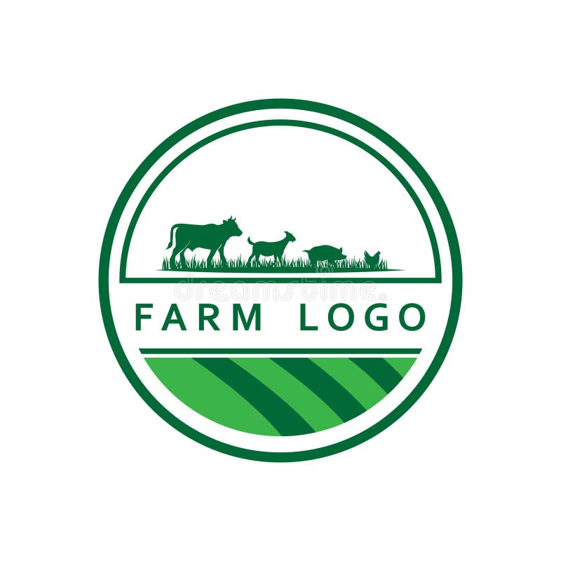 Farm Logo, Agriculture Logo Vector Stock Vector - Illustration of crop ...